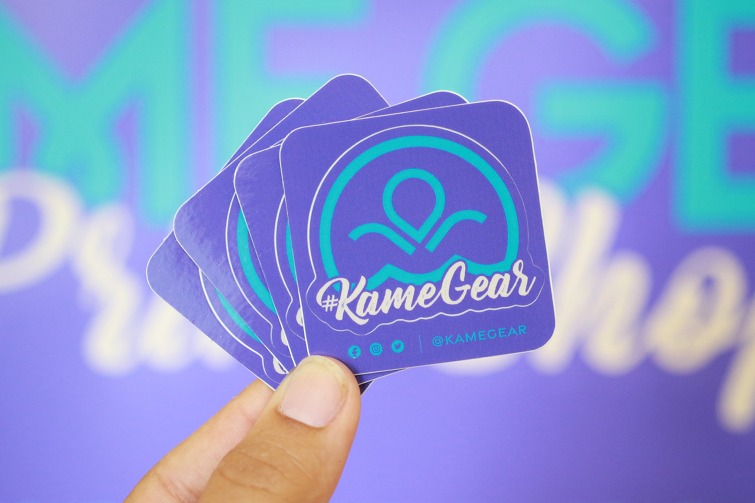 Custom Kiss Cut Stickers | Kame Gear