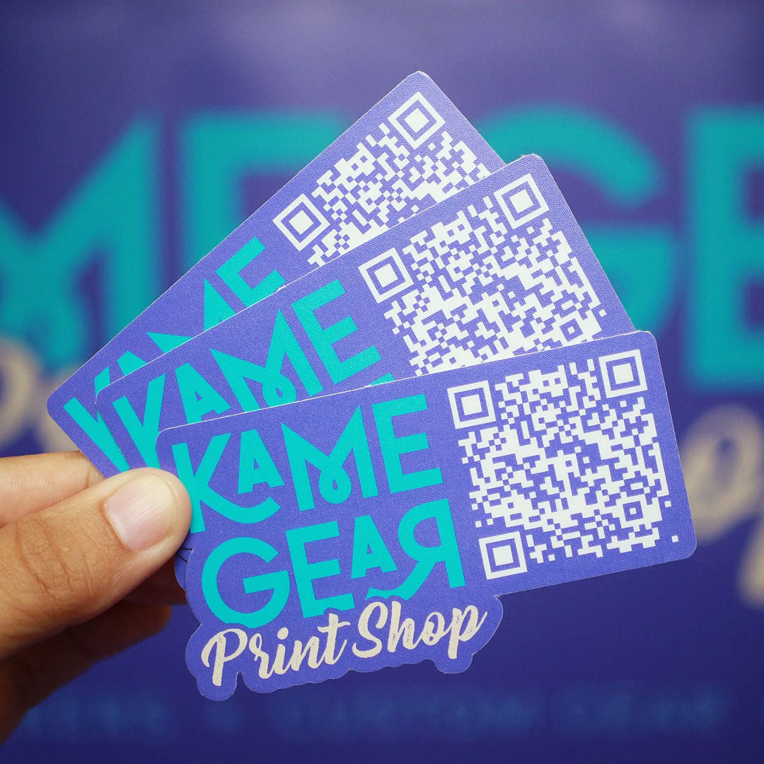 Custom QR Code Stickers | Kame Gear