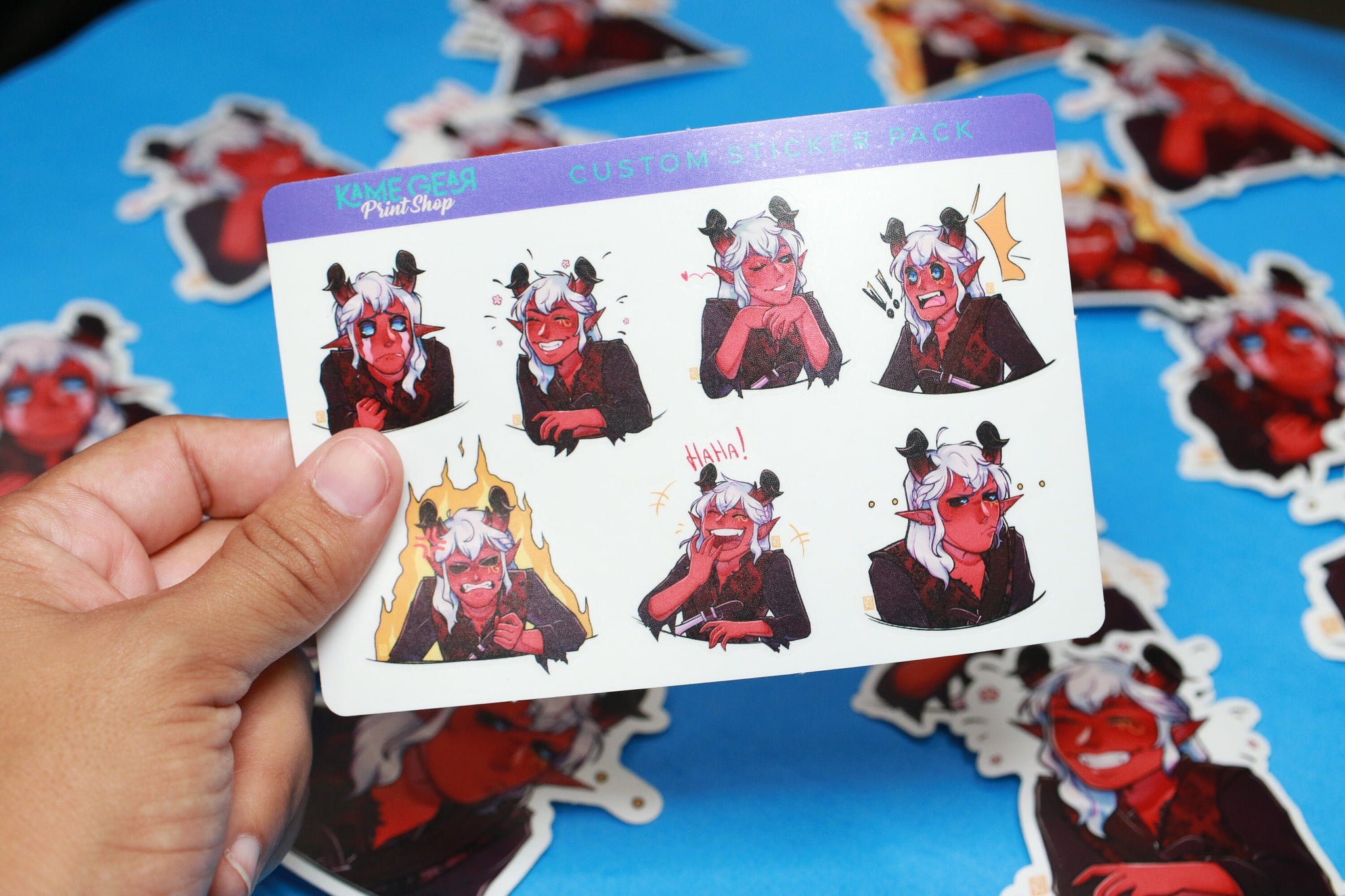 Custom Sticker Sheets | Kame Gear