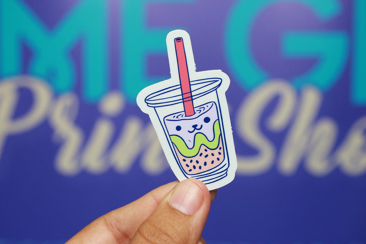 Kawaii Drinks - Sticker Pack – Kame Gear